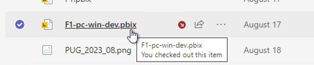 How do I do Version Control in Power BI?