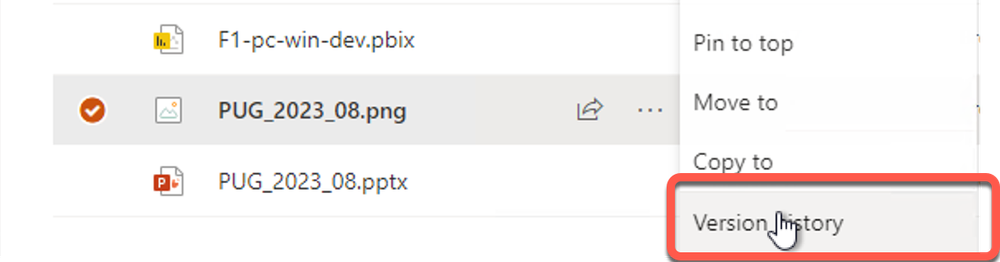 How do I do Version Control in Power BI?