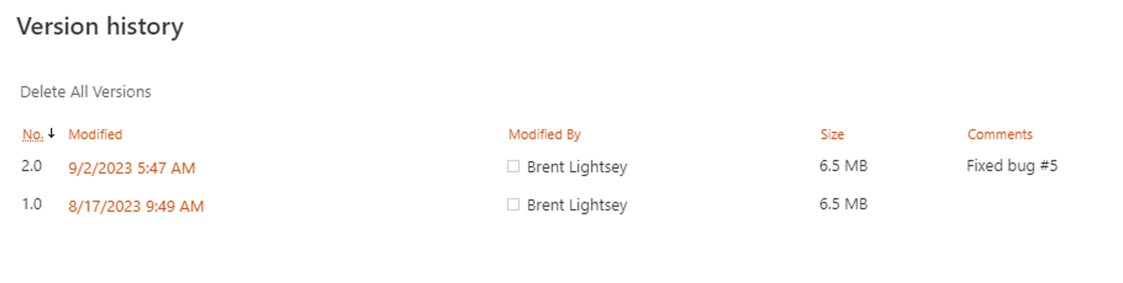 How do I do Version Control in Power BI?