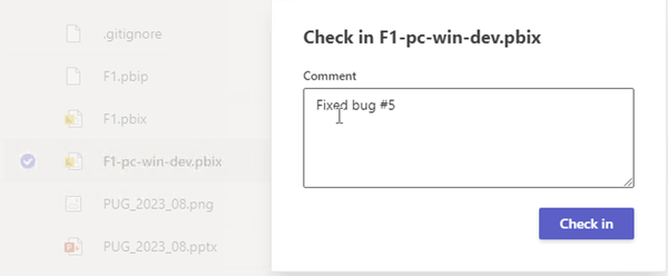 How do I do Version Control in Power BI?