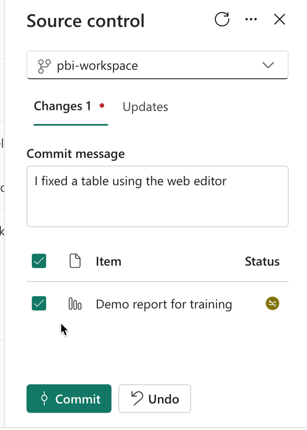 How do I do Version Control in Power BI?