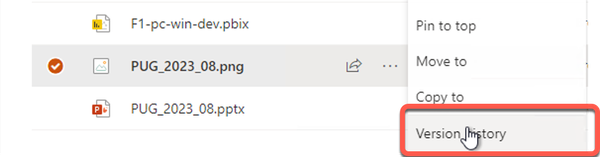 How do I do Version Control in Power BI?