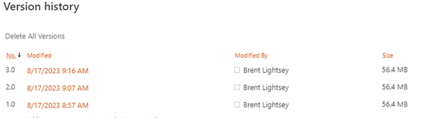 How do I do Version Control in Power BI?